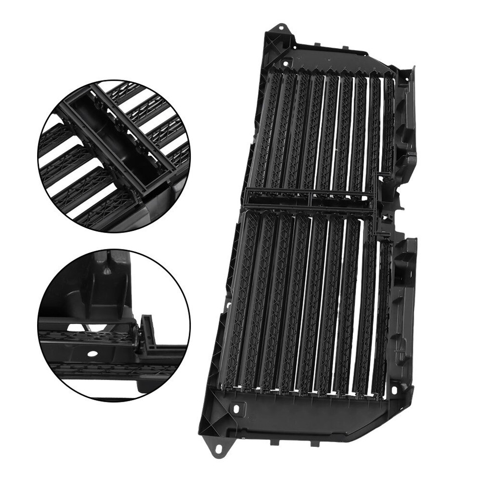 For 15-17 Ford F-150 Upper&Lower Radiator Grille Air Shutter Assembly ...