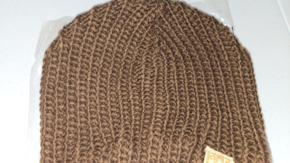 Little Big Planet Rare 2009 Brown Sackboy Beanie Hat Playstation Europe ...