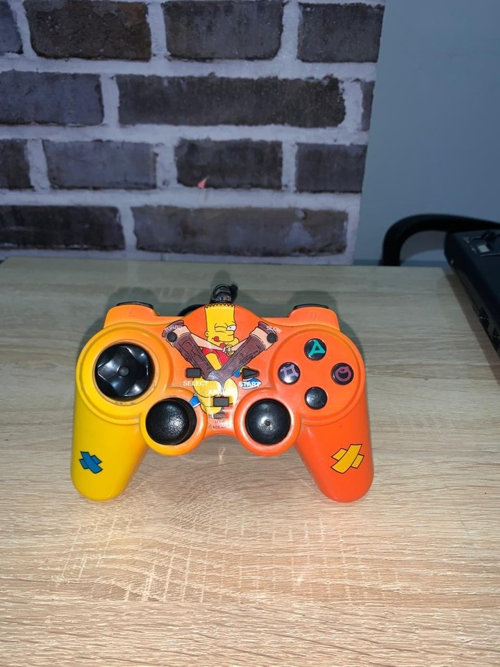 The Simpsons" Bart Simpson Wired Controller for Sony PS1 / PS2 | eBay