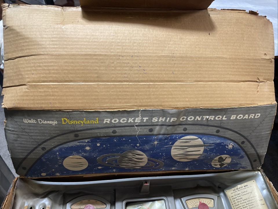 Disneyland Rocket Ship Control Board 1955 | eBay