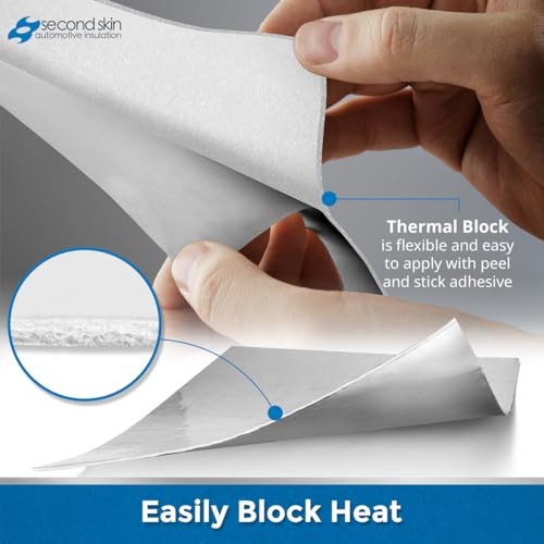 Thermal Block - Automotive Heat Shield - 2 Sq Ft, 1 Sheet, Flat Foil | eBay