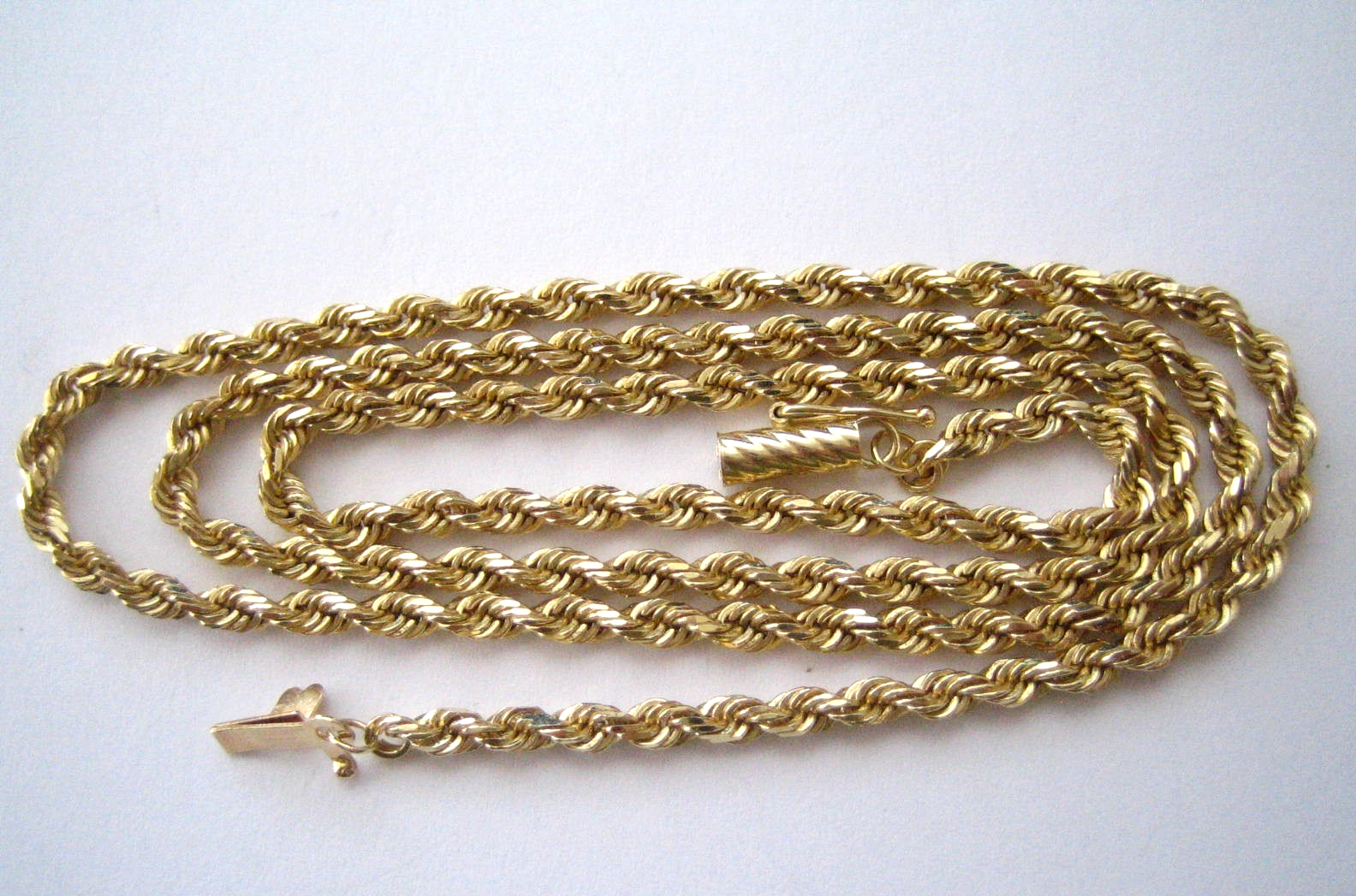 Michael Anthony 14k Gold 20" Diamond-Cut Rope Chain ~ 11.9g | eBay