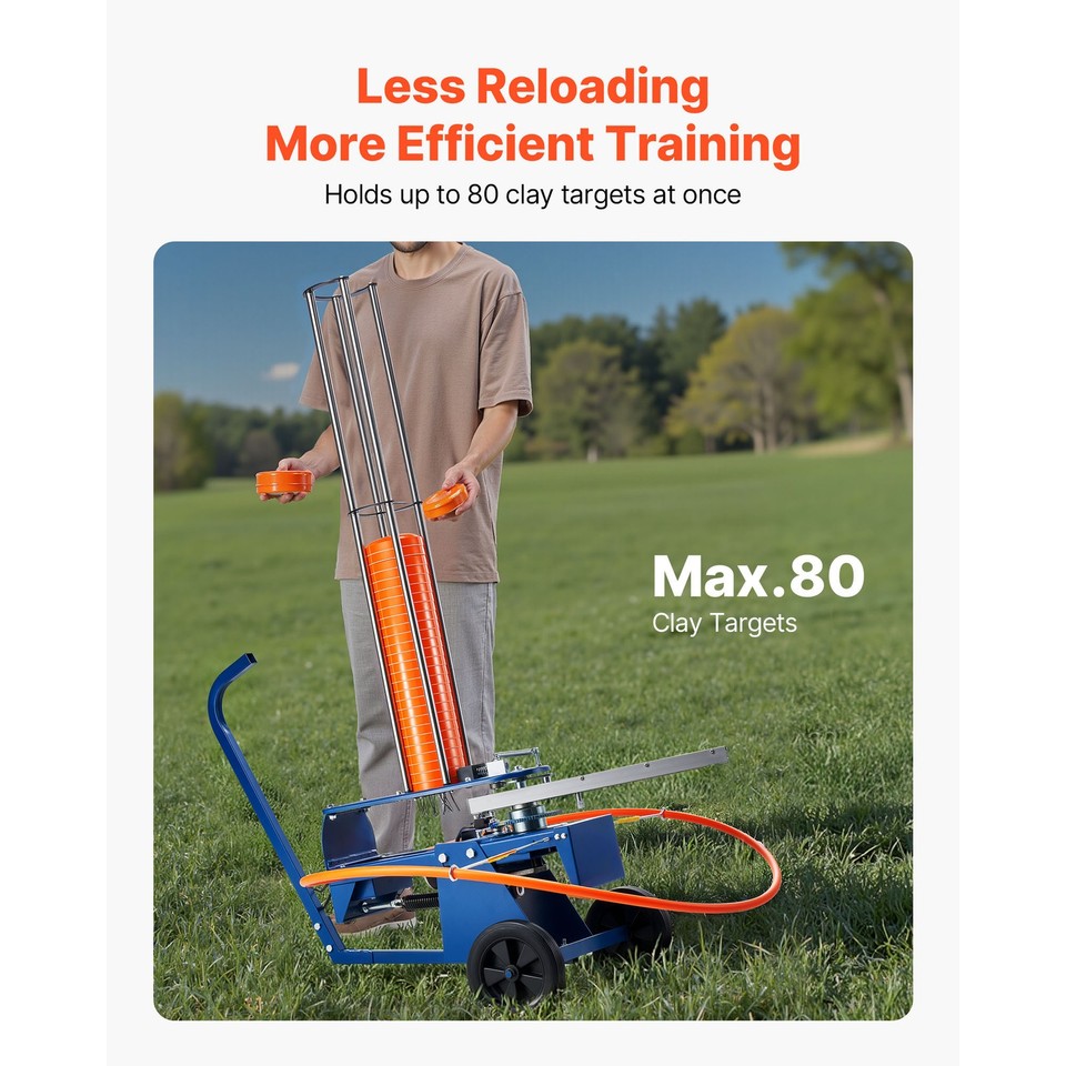 Uimoso Automatic Clay Target Launcher for 75-80 Targets | eBay