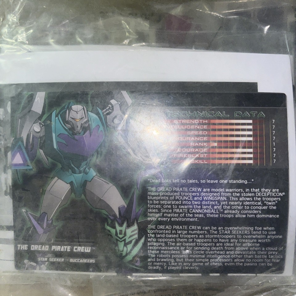 Hasbro Transformers Botcon 2014 Dread Pirate Crew Clone Wingspan ...