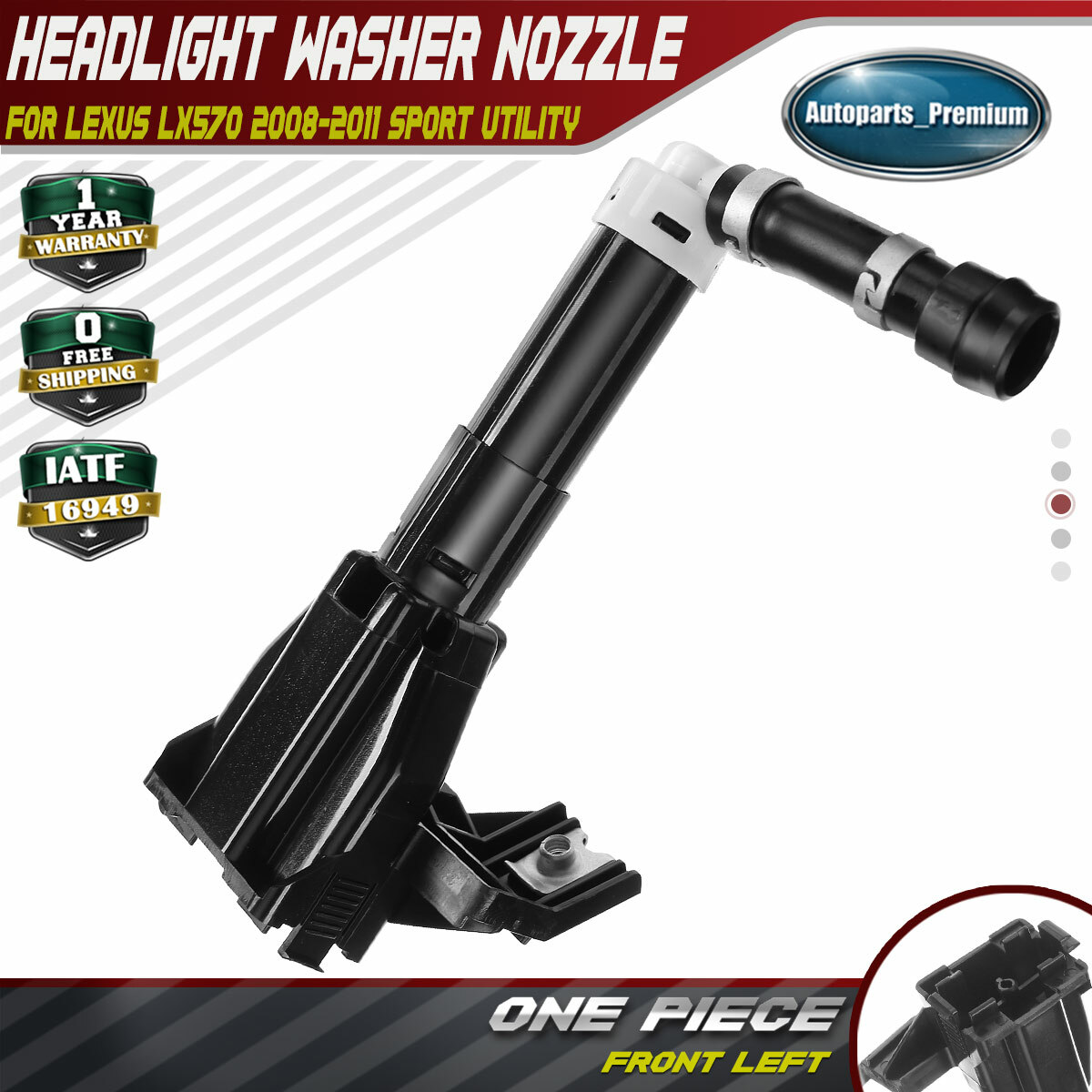 Headlight Washer Nozzle for Lexus LX570 2008-2011 Front Left Driver ...