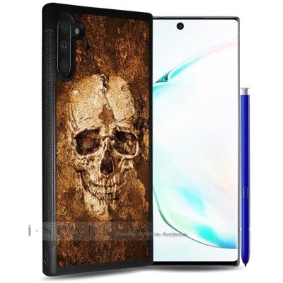 ( For Samsung Note 10 ) Back Case Cover AJH10353 Skull | eBay