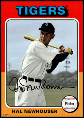 Hal Newhouser 2019 Topps Archives 5x7 #190 3/49 Tigers | eBay