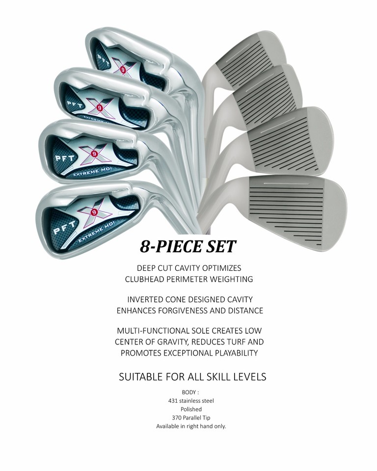 Big Tall Golf Clubs XXL Made +2" XL Extra Long Irons Set Jumbo Grips | eBay