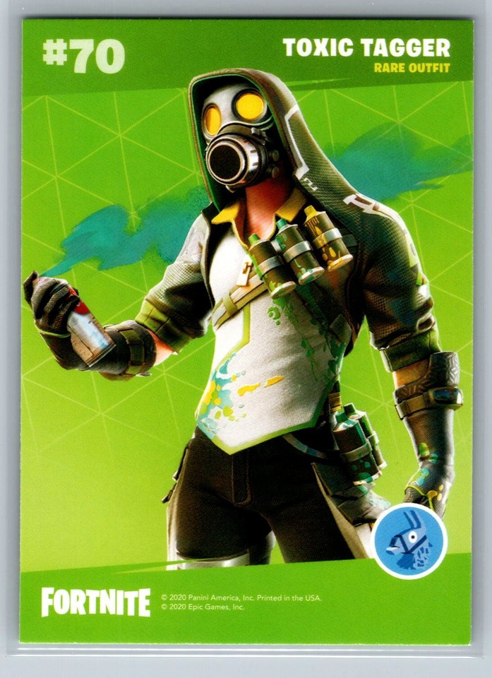 2020 Panini Fortnite Series 2 Toxic Tagger Rare Outfit #70 | eBay