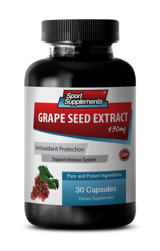 Organic Grapeseed Oil - Grape Seed Extract 95% 150mg - Detoxification ...