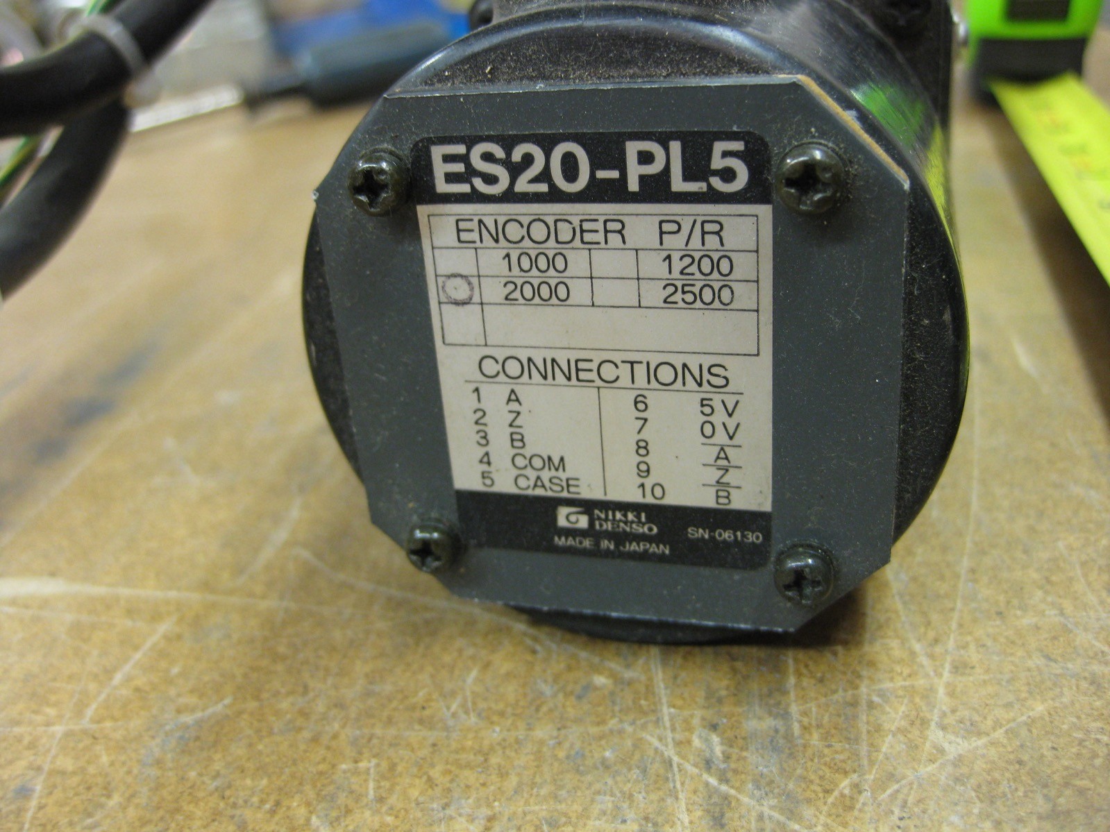 Actus Power AC Servo Motor NA20-1.5F2-G22 Nikki Denso ES20-PL5 Encoder ...