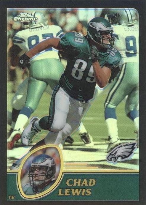 2003 Topps Chrome - Chad Lewis #66 Black Refractor /599 for sale online ...