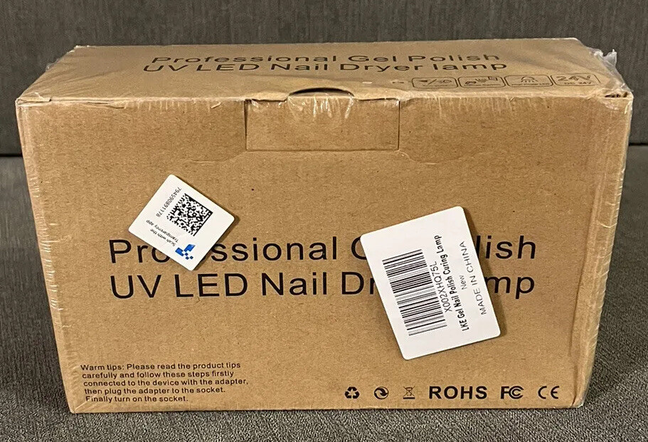 LKE UV LED Professional Lamp for Gel Nails, 40W Gel Nail Polish Dryer ...