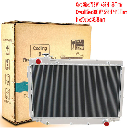 3Rows Radiator FOR 1993-97 Landcruiser 80 Series HZJ80 HDJ80 FZJ80R ...