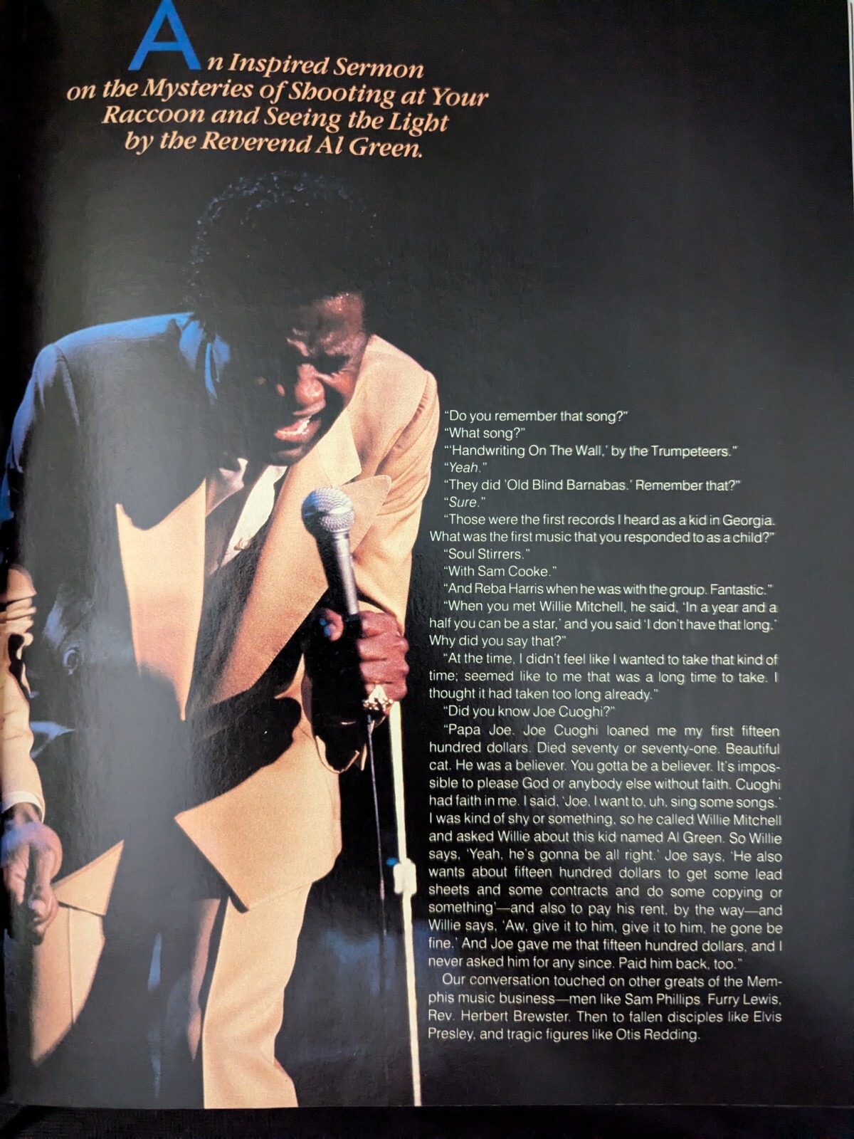 Musician Magazine March 1986 Elvis Costello, Ian Stewart, Al Green ...