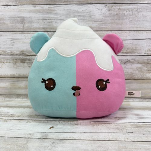 Num Noms Ice Cream Sundae Plush Pink Blue 9" Stuffed Animal Foodie Toy ...