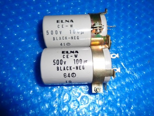 ELNA 100uF 500V Gray Electrolytic Capacitors 2pcs JAPAN | eBay