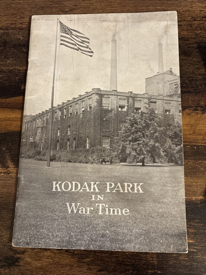 WWI Kodak Park In War Time Book + Photo – Aerial Film Lab, Rare ...
