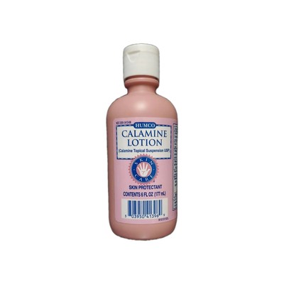 Humco Calamine Lotion Skin Protectant Topical Suspension Formula Dry ...
