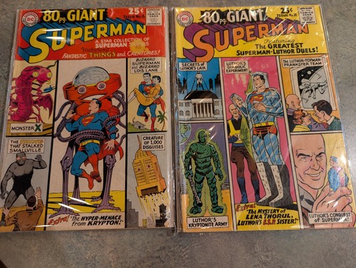 Lot of 2 DC Superman Giant annual issues #6 and #11 1965 | eBay