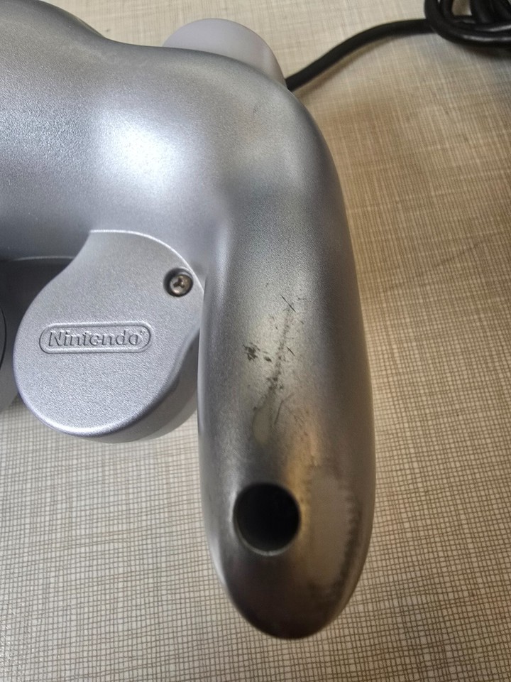 Nintendo Official GameCube Controller Platinum NGC DOL-003 US SELLER | eBay