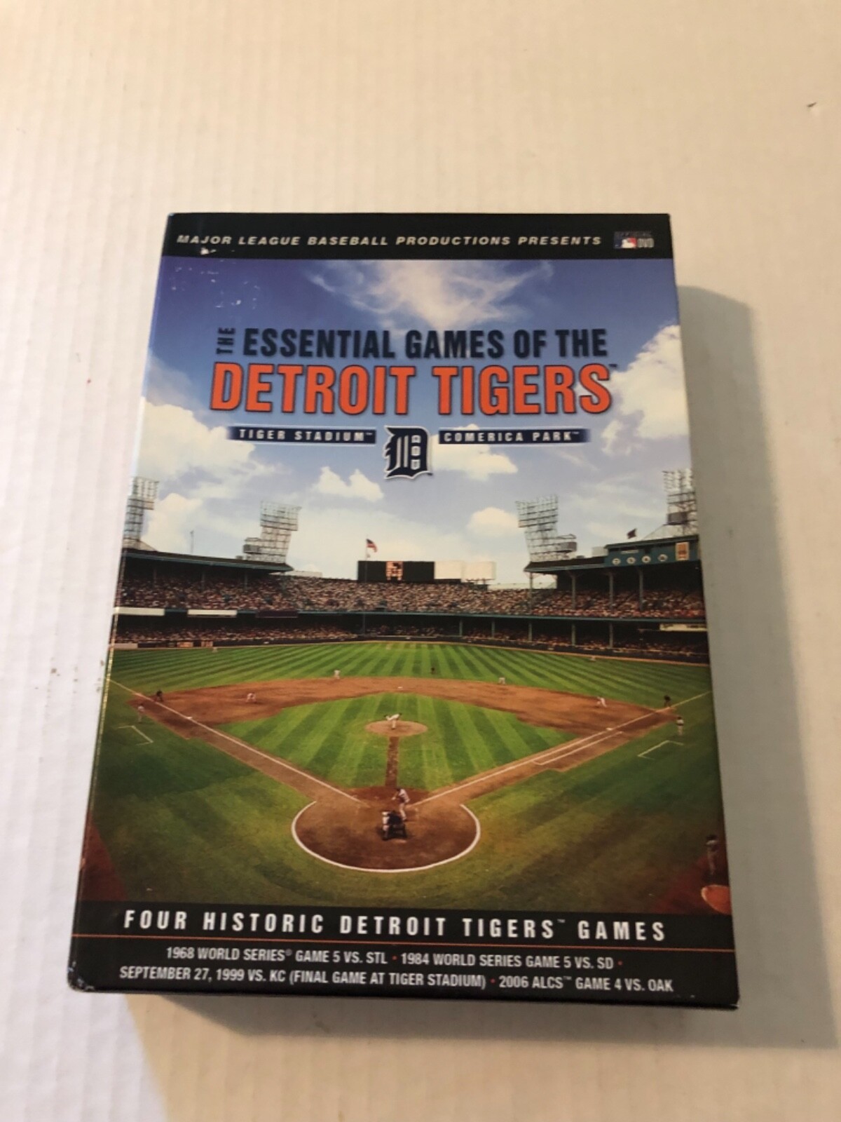 THE ESSENTIAL GAMES OF THE DETROIT TIGERS - 4 HISTORIC GAMES ON DVD ...
