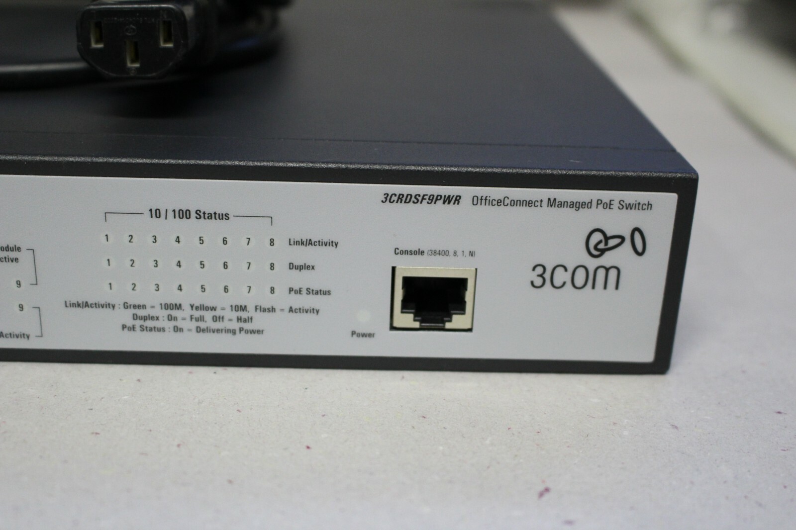3Com 3CRDSF9PWR Switch - 8 Anschlüsse - managed Fast Ethernet PoE ...