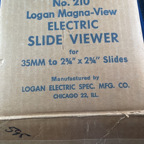 Vintage Magna Slide Viewer No. 210 Logan Electric | eBay