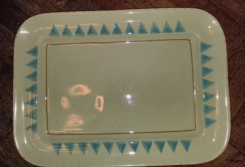 Hartstone USA 16" Santa Fe Rectangular Platter Hand painted | eBay
