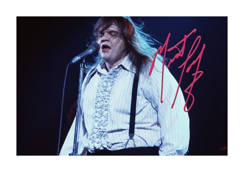 Meatloaf 2 A4 reproduction signed photograph picture poster choice of ...