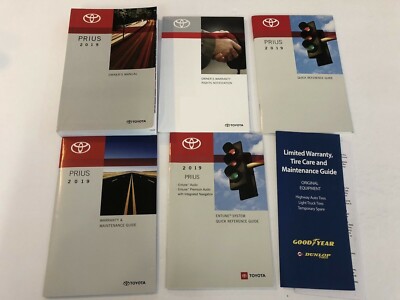 2019 Toyota Prius Owner Operator Manual User Guide Set L Eco LE Limited ...
