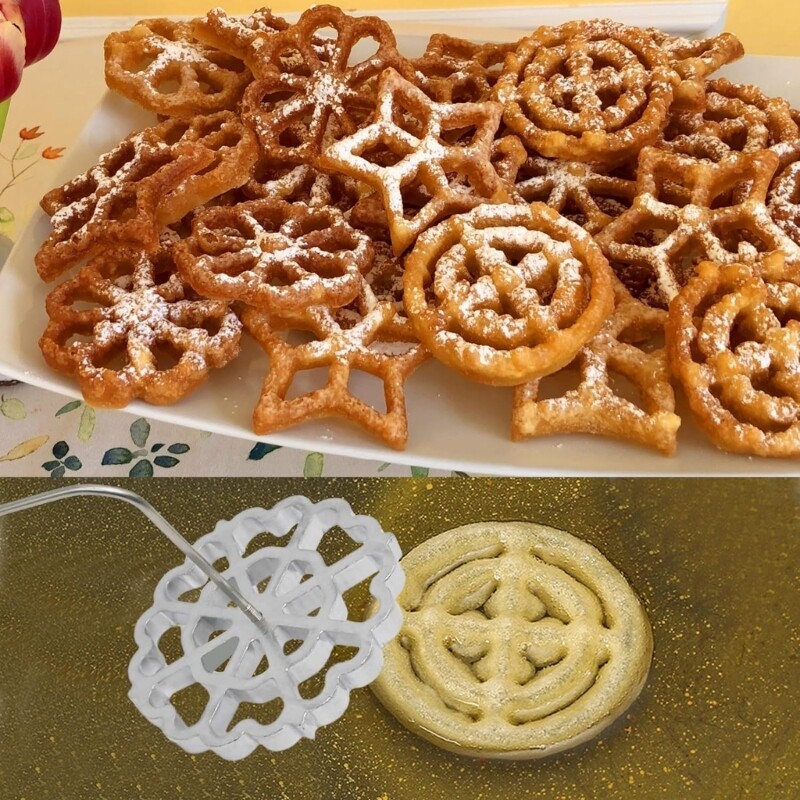 Detachable Rosette Maker Bunuelos Molds Perfect for Kitchen Baking ...