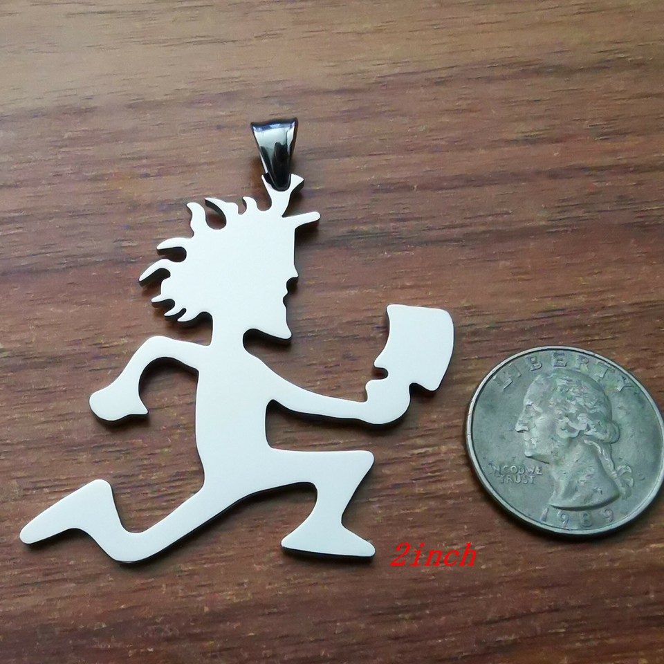 1IN 2IN 5IN Hatchetman Twiztid ICP charm stainless steel pandent none ...