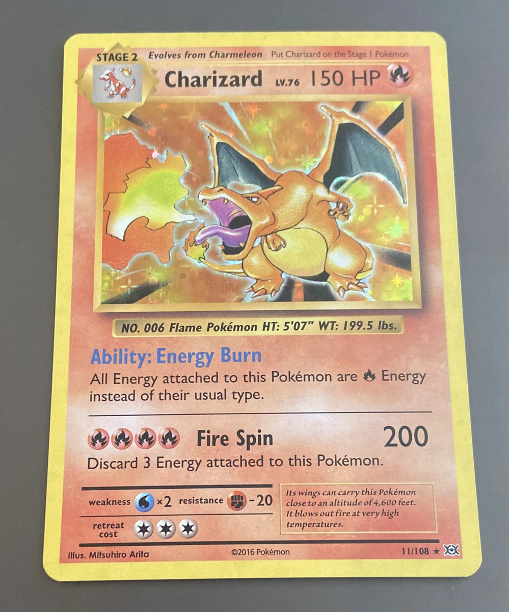 Holographic Charizard Pokemon Card
