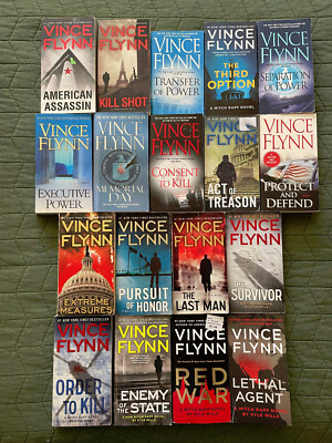 Vince Flynn BOOKS U Choose 3.75 TO 4.50, PB, discount w/multiple COVER ...