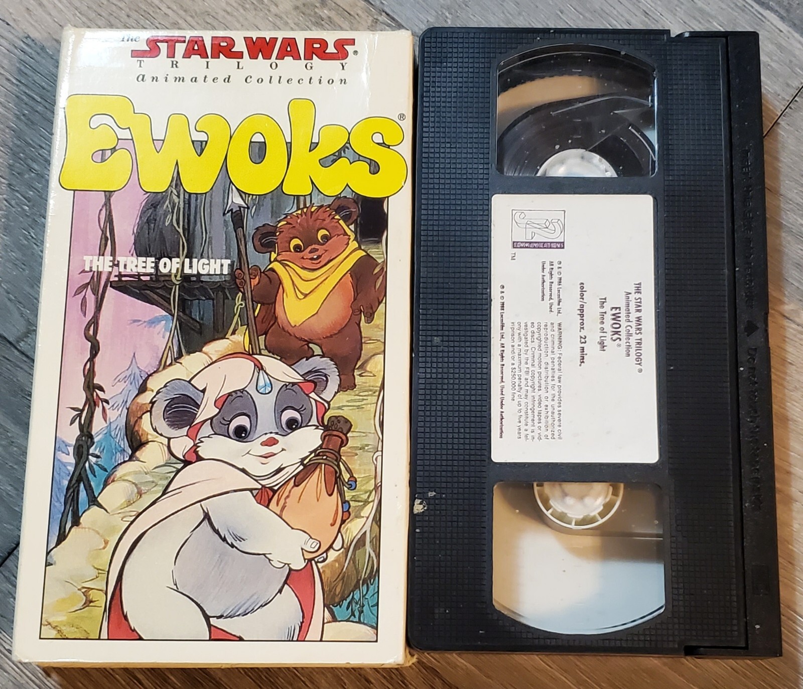 Star Wars Animated Classics - Ewoks: The Tree of Light (VHS, 1990) | eBay