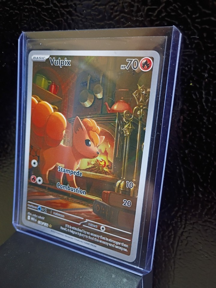 Pokemon Mega Evolution Vulpix IR 138/132 NM Pack Fresh English amazing ...