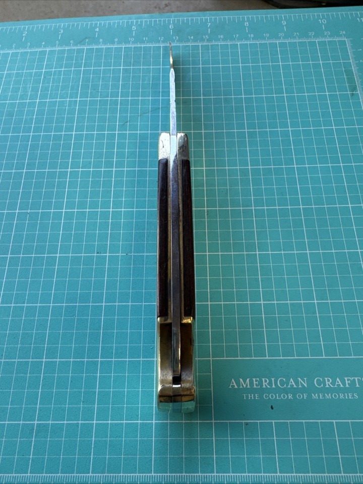 VINTAGE SEARS CRAFTSMAN 95206 USA LOCKBACK FOLDING HUNTER KNIFE KNIVES ...