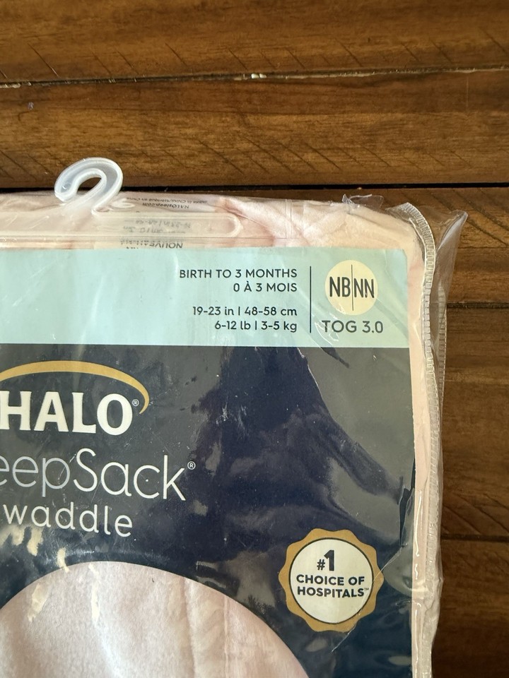 Halo Sleep Sack Swaddle Birth-3 Months Newborn 19"-23" 6-12lb Pink ...