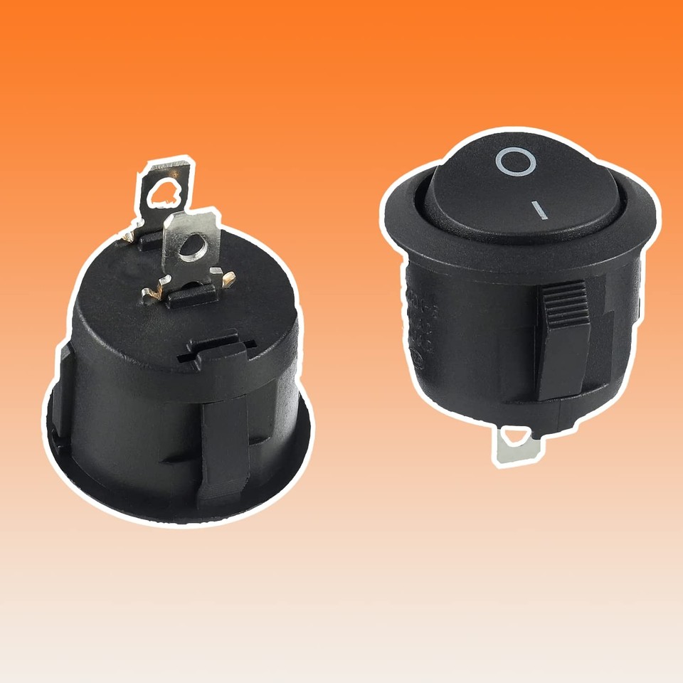 HUAREW Interruttore a Bilanciere 6A/250V 10A/125V SPST 2 pin ON/OFF I ...