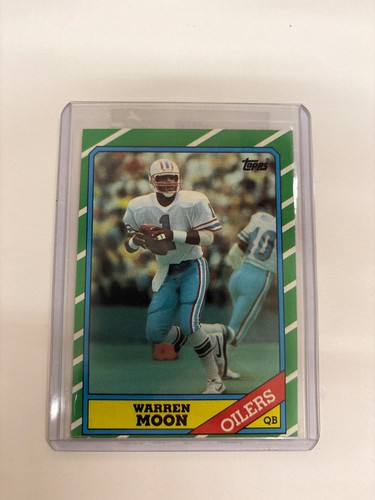 1986 TOPPS FOOTBALL #350 WARREN MOON HOUSTON OILERS | eBay