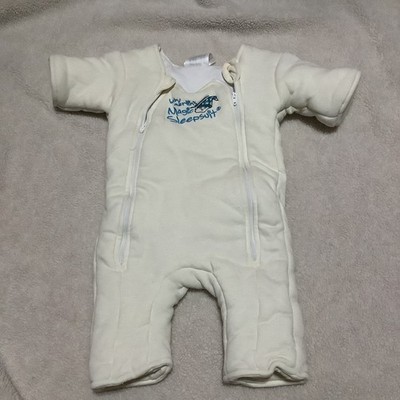 Baby Merlin's Magic Sleepsuit Small Ivory Swaddle Transition 12-18Lbs 3 ...