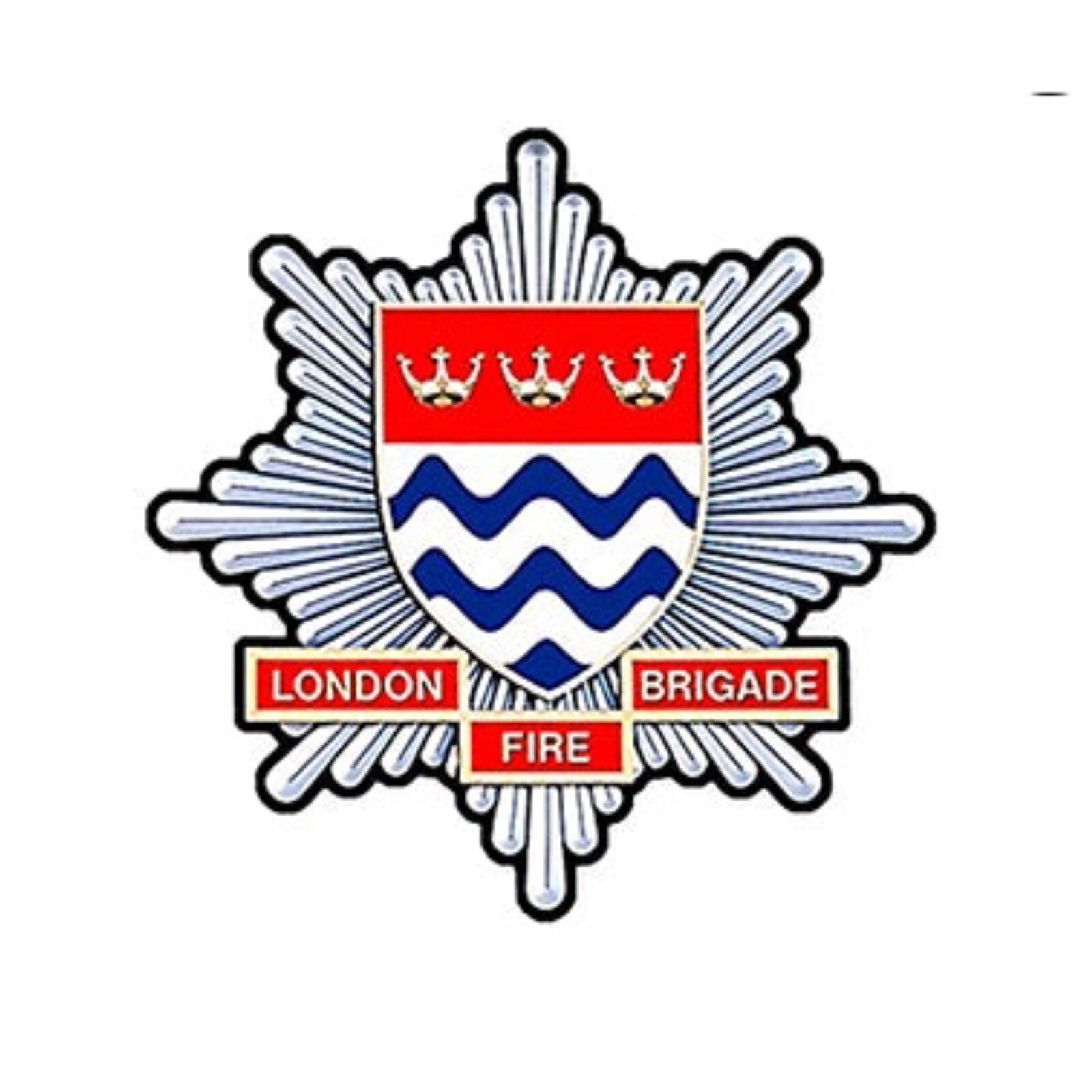 emergency service sticker London Fire Brigade Lfb 80mm Car Locker ...