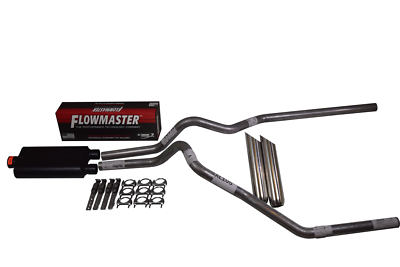 Dodge Ram 94-03 2.5" Dual exhaust Flowmaster 50 series weld on tips | eBay