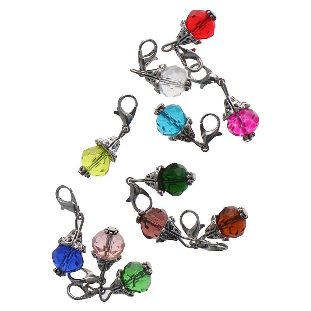 alloy and acrylic crystal Crystal Charms Colorful Charms Jewelry ...