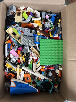LEGO 20 lbs Pounds Random Parts Pieces Building Plates Blocks Washed ...