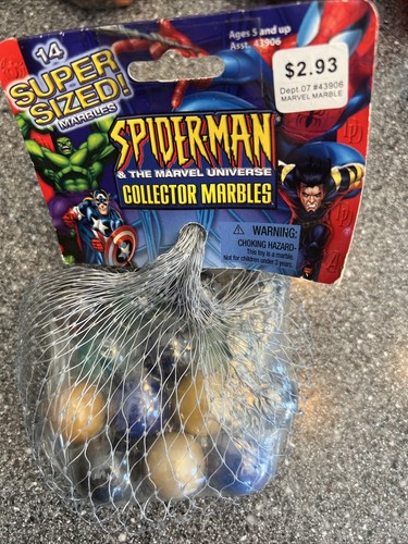 RARE Collector Toys Marbles Spiderman & The Marvel Universe Biz 2003 ...