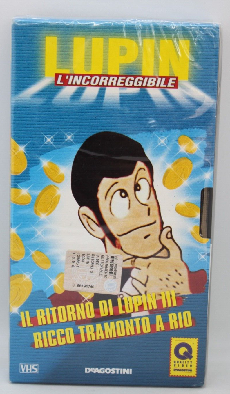 VHS Videotape Deagostini Lupin L'Incorrigible Number 1 Sealed | eBay UK