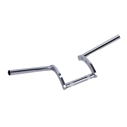 Universal 1" Chrome Motorcycle Drag Bars Handlebar Z Drag Bar For ...