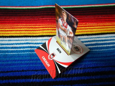 2011 ST GEORGE ILLAWARRA DRAGONS NRL Card BEN CREAGH Game Breakers ...